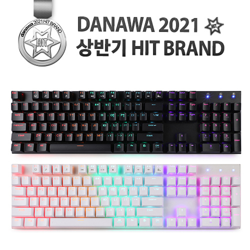 앱코 HACKER K640 축교환 게이밍 기계식 블랙 (청축) : 싼컴